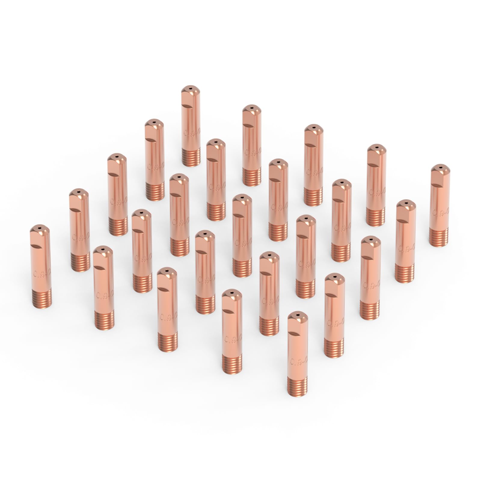 YESWELDER 25-pk MIG Welding Contact Tip 11-35 (0.035") for Lincoln Tweco MIG Guns 100L Mini