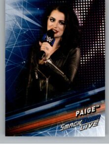 2019 topps wwe smackdown live #38 paige wrestling trading card