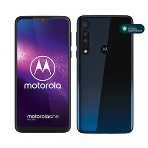 motorola one macro dual-sim xt2016-1 64gb (gsm only | no cdma) factory unlocked 4g/lte smartphone (space blue) - international version