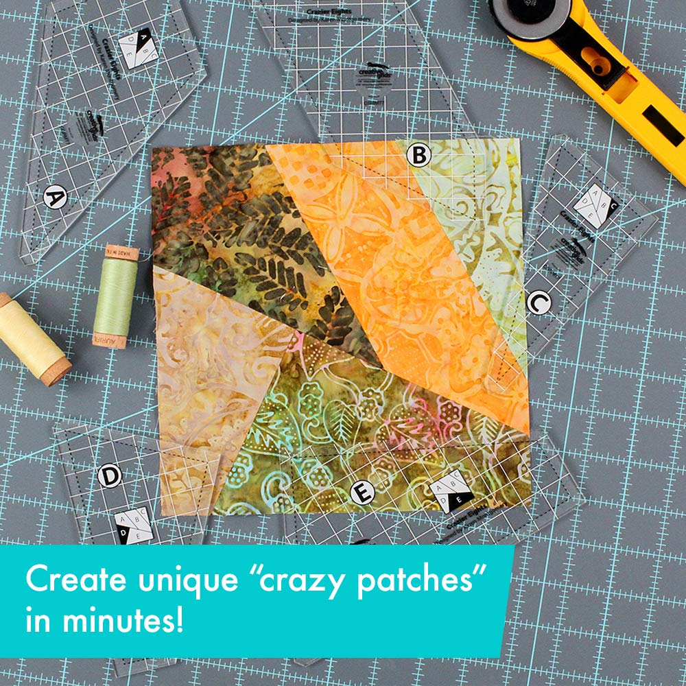 Creative Grids Crazier Eights Template 5pc Set - CGRMT7