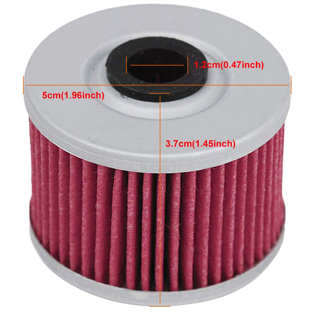 HIFROM ATV Air Filter Element Cleaner with Oil Filter Spark Plug Tune Up kit Replacement for Honda Foreman 500 TRX500TM TRX500FM TRX500FE TRX500FE Replace 17254-HPO-A00 15412-HM5-A10