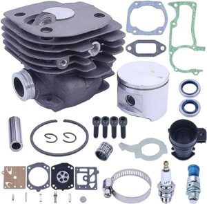 adefol 52mm cylinder piston kit for husqvarna 372xp 371 365 362 375k big bore chainsaw replace parts 503 93 93 72