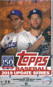 2019 topps update mlb baseball hobby box