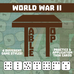 tabletop history -- world war ii -- game-based group practice