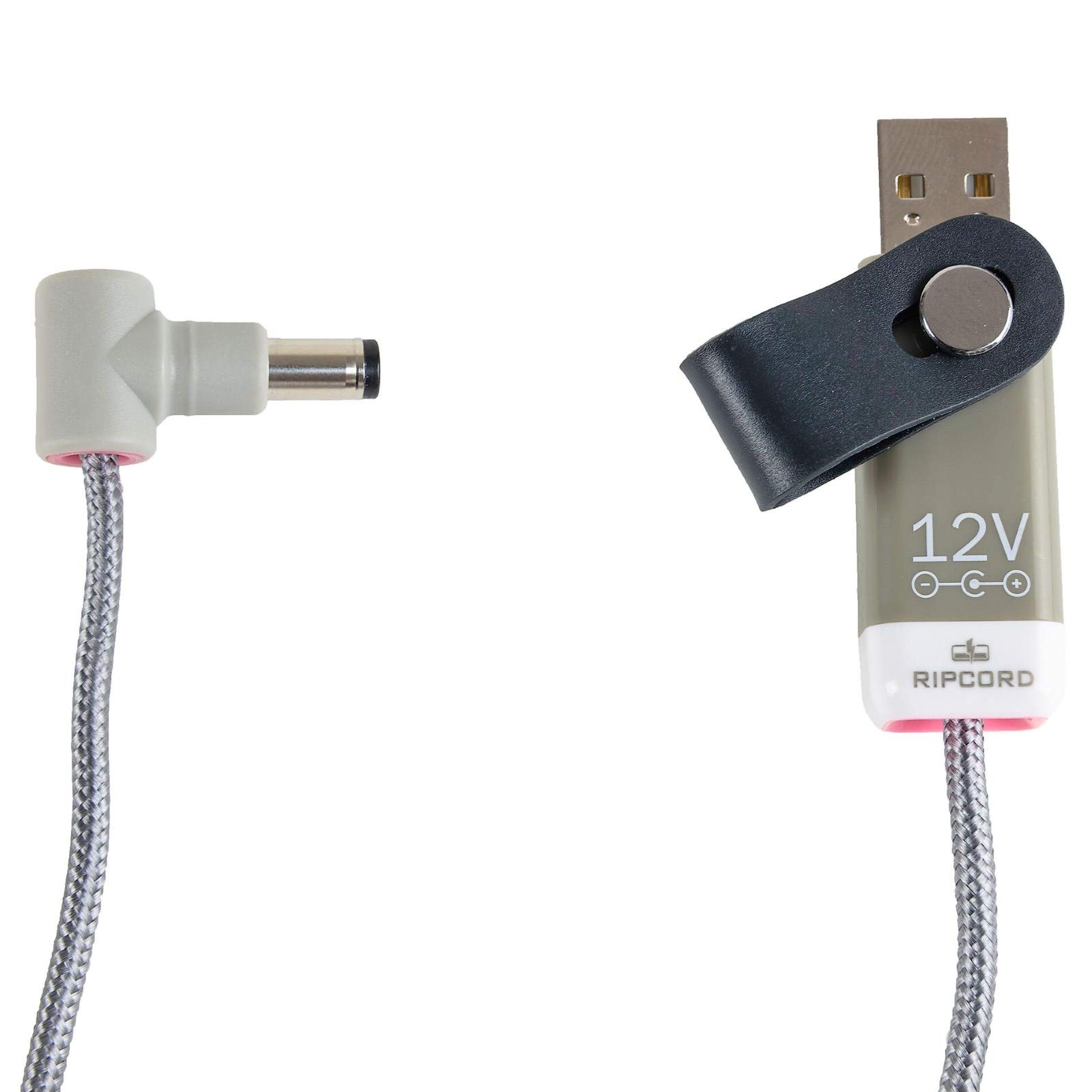 myVolts Ripcord USB to 12V DC Power Cable Compatible with The AOR AR8000 Handheld Scanner