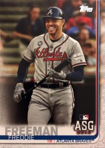 2019 topps update all-star #us279 freddie freeman