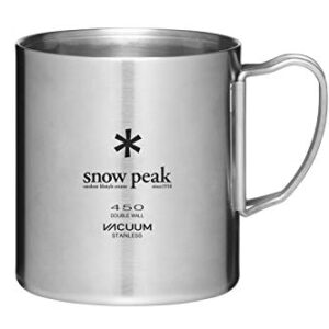 Snow Peak MG-214 Stainless Steel Vacuum Mug, 450