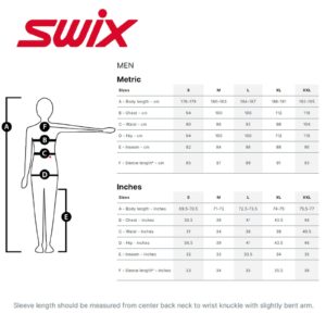 Swix Men's Focus Breathable Windproof Active Outdoor Cross Country Skiing Winter Sports Jacket, Black, Medium