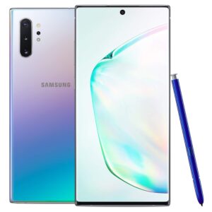 samsung galaxy note 10+, 256gb, aura glow - for gsm (renewed)