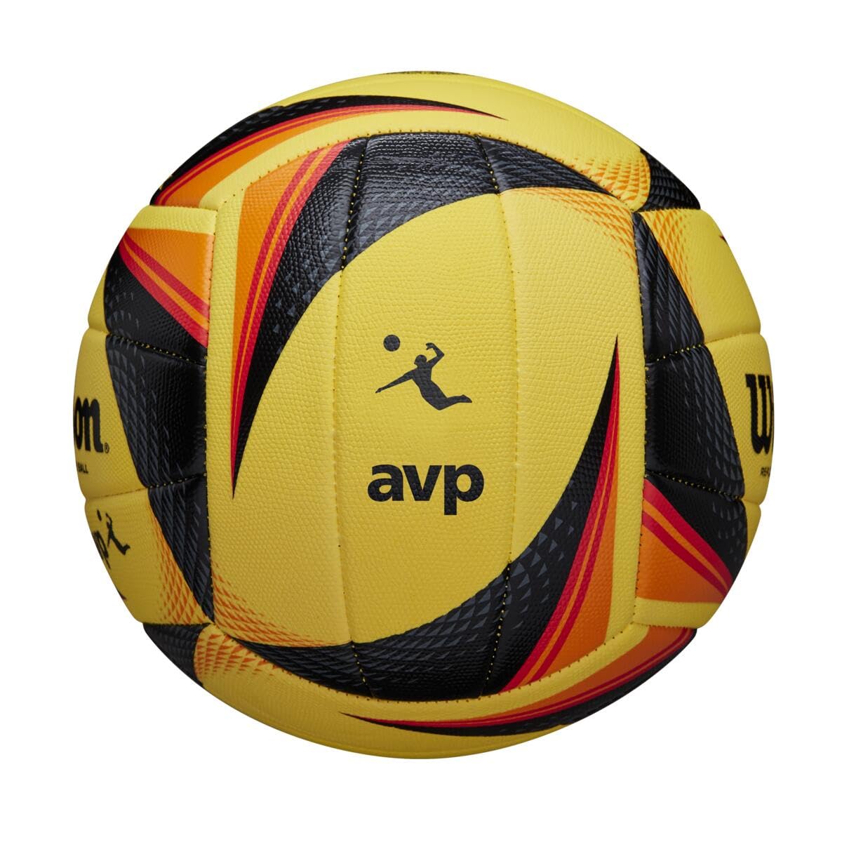 Wilson OPTX AVP VB Replica Volleyball, Yellow, Official Size