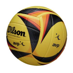 Wilson OPTX AVP VB Replica Volleyball, Yellow, Official Size