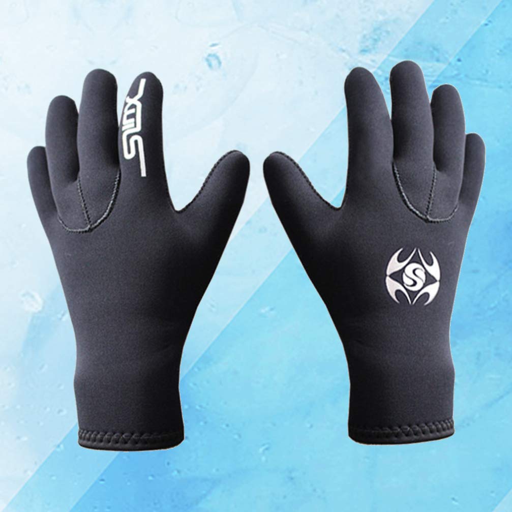 BESPORTBLE 1 Pair Scuba Wetsuit Gloves Winter Glove Winter Wetsuit Gloves Warmer Wetsuit Gloves Warm Mittens Dive Gloves Spearfishing Neoprene Wetsuit Gloves Warm Gloves Diving Fishing Gear