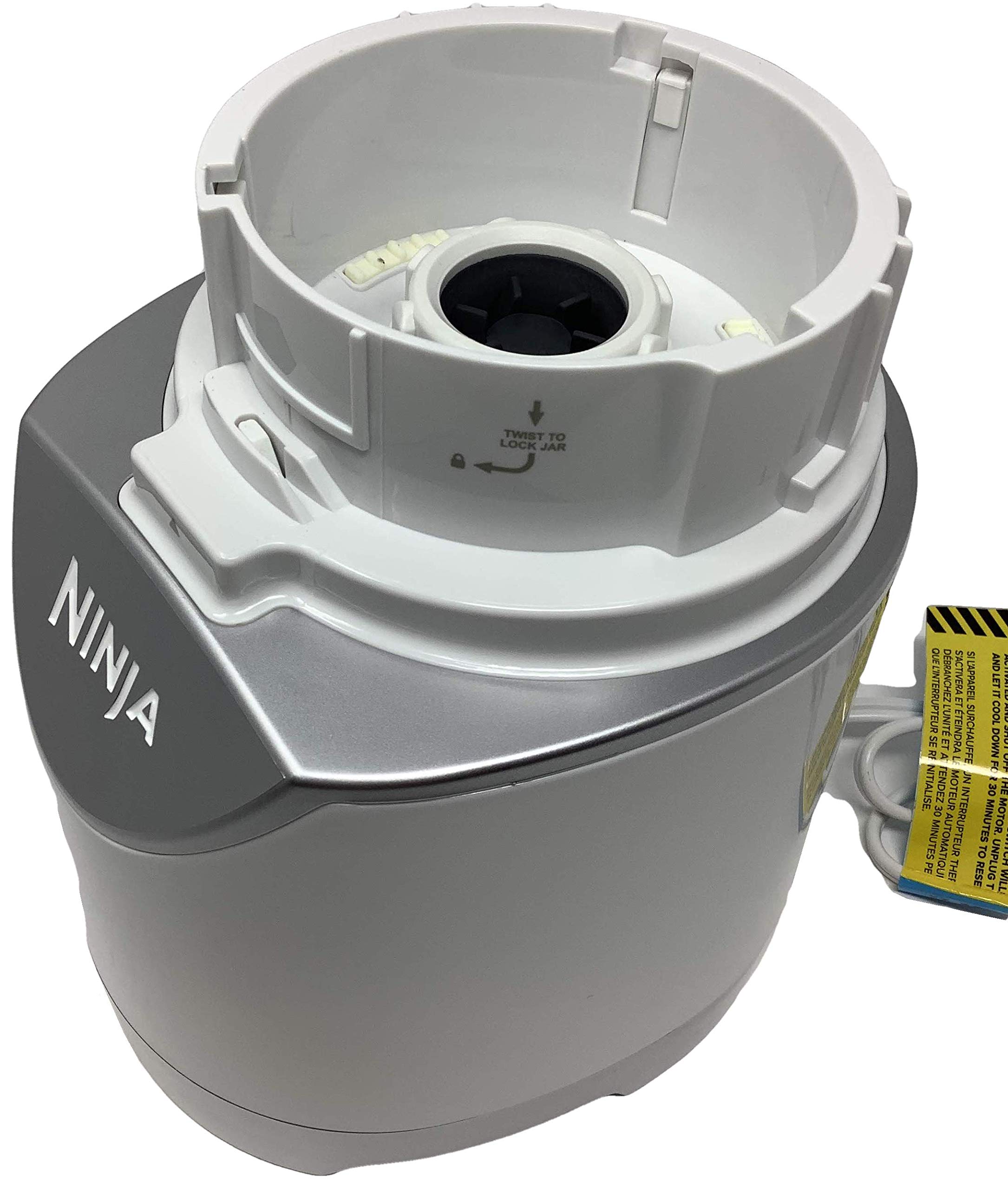 Ninja 700w Motor Base for BL200 BL201 BL203 BL204 BL205 BL206 BL207 BL208 BL209 BL250 Kitchen System Pulse Blender, White