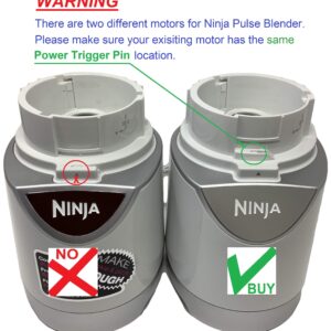 Ninja 700w Motor Base for BL200 BL201 BL203 BL204 BL205 BL206 BL207 BL208 BL209 BL250 Kitchen System Pulse Blender, White