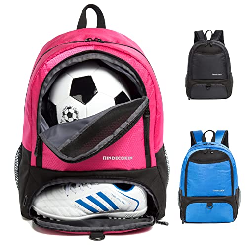 Tindecokin Soccer Bag - Youth Soccer Bags Soccer & Football & Basketball & Volleyball Backpack Training Package