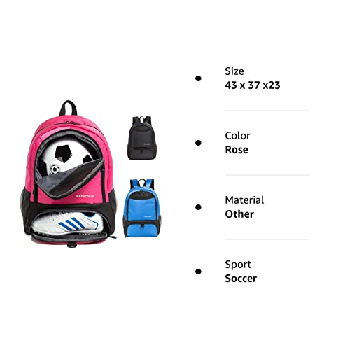 Tindecokin Soccer Bag - Youth Soccer Bags Soccer & Football & Basketball & Volleyball Backpack Training Package