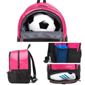 Tindecokin Soccer Bag - Youth Soccer Bags Soccer & Football & Basketball & Volleyball Backpack Training Package