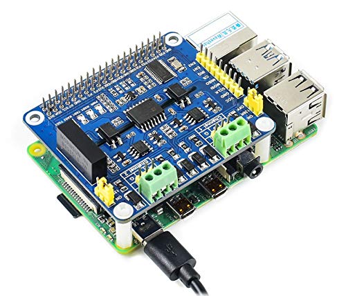 2-Channel Isolated RS485 Expansion HAT,SC16IS752+SP3485 Dual Chip Convert SPI to RS485 Data Rate up to 921600bps Embed Multi Protection Circuits,for Raspberry Pi 4B/3B+/3B/2B/Zero/Zero W