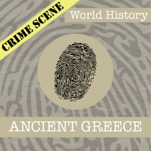 crime scene: world history - ancient greece - identifying fake news review activity