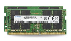 factory original 64gb (2x32gb) memory upgrade for 2020 & 2019 apple imac 27" w/retina 5k display & 2018 apple mac mini ddr4 2666mhz pc4-21300 sodimm 2rx8 cl19 1.2v ram adamanta