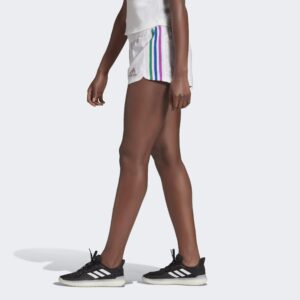 adidas womens Pride Pacer Shorts White XX-Small