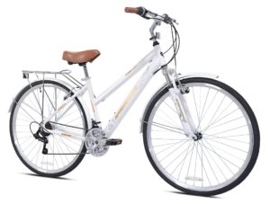 kent international springdale hybrid bicycle, white, 29 inch