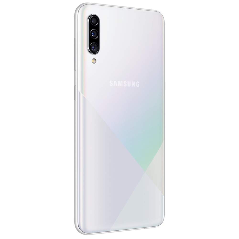 Samsung Galaxy A30S w/On-Screen Fingerprint (64GB, 4GB) 6.4", Triple Camera, Dual SIM GSM Unlocked A307G/DS - US + Global 4G LTE International Model (Prism Crush White, 64 GB)