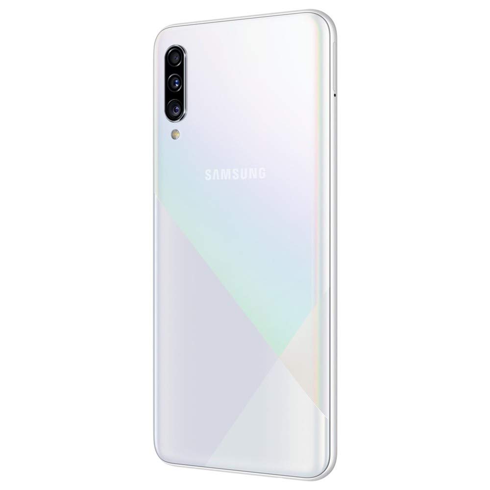 Samsung Galaxy A30S w/On-Screen Fingerprint (64GB, 4GB) 6.4", Triple Camera, Dual SIM GSM Unlocked A307G/DS - US + Global 4G LTE International Model (Prism Crush White, 64 GB)