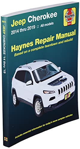 Haynes 50011 Repair Manual Compatible With Jeep Cherokee (2014-2019)