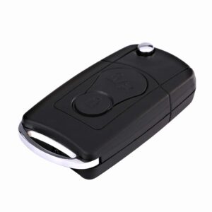 key shell, flip folding remote 2 buttons car key fob shell case for actyon kyron rexton