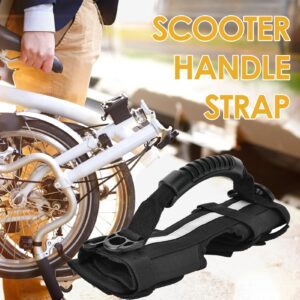 Keenso Scooter Hand Strap Belt Universal Scooter Hand Carrier Handle Strap Belt for Folding Bicycle Cycling Accessory