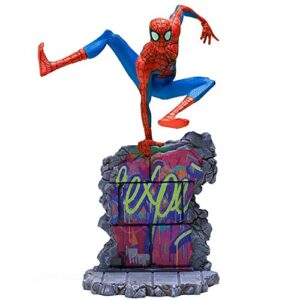 iron studios 1:10 spider-man spider-verse bds art scale statue