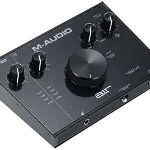 M-Audio AIR 192x4 USB C Audio Interface for Recording, Podcasting, Streaming with Studio Quality Sound, 1 XLR in and Music Production Software