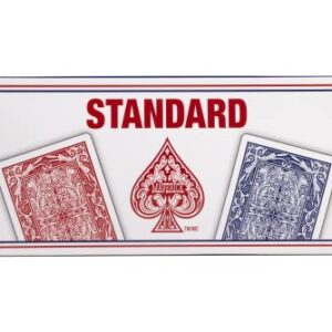 Maverick Playing Cards, Standard Index, Red and Blue, 12 Pack