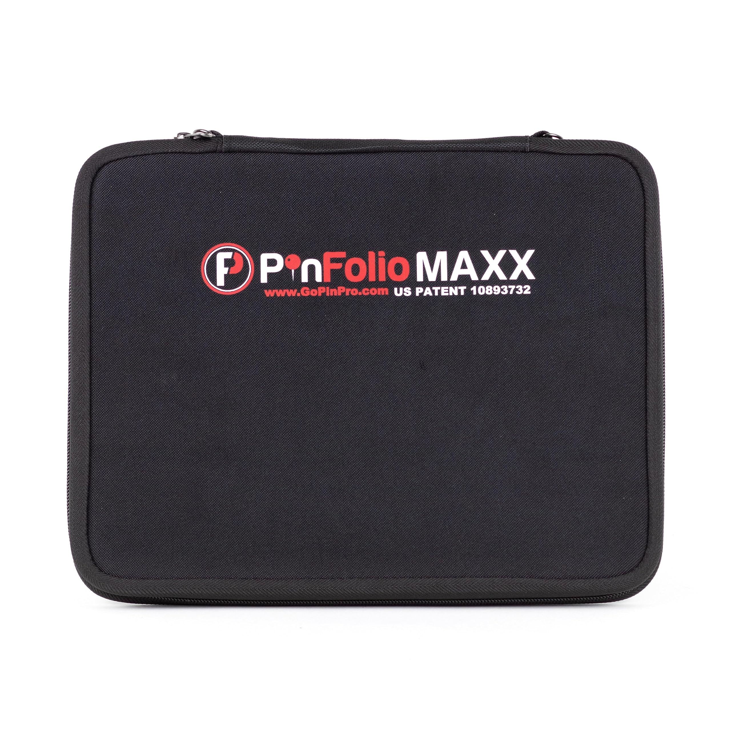 PinFolio Maxx Pin Display Bag, Lightweight & Slim Sports & Disney Pin Book Designed for Storage & Easy Trading Up to 120 1-Inch Enamel Pins (Black)