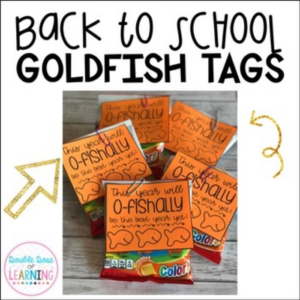 back to school goldfish gift tags