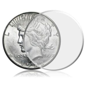 25 - Air-Tite H38 (38.1mm) Direct Fit Coin Holder Capsules for US Dollar (Morgan, Eisenhower, Peace, Trade)