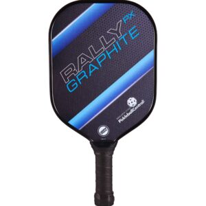 Rally Graphite Pickleball Paddle PX | Polymer Composite Honeycomb Core, Graphite Carbon Face | Lightweight | USAPA Approved | Blue