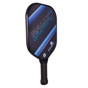 Rally Graphite Pickleball Paddle PX | Polymer Composite Honeycomb Core, Graphite Carbon Face | Lightweight | USAPA Approved | Blue