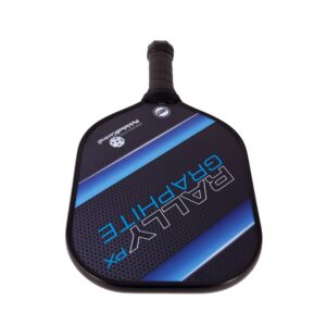 Rally Graphite Pickleball Paddle PX | Polymer Composite Honeycomb Core, Graphite Carbon Face | Lightweight | USAPA Approved | Blue