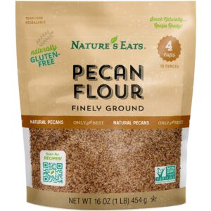 nature's eats pecan flour finely ground, 16 ounce