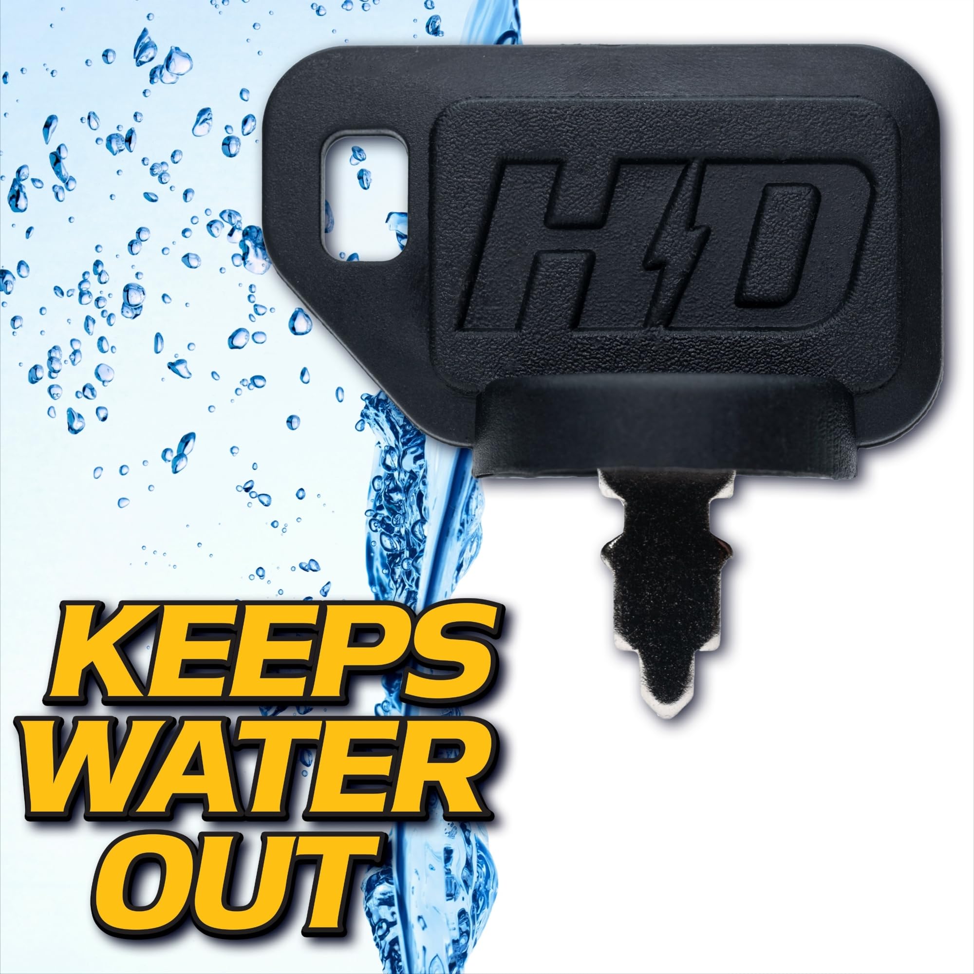 HD Switch Ignition Key Switch Replaces AYP, Husqvarna 574455401 w/Soft-Grip Umbrella Key Upgrade - Ultimate Protection