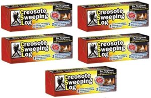 csl creosote sweeping log chimney cleaner - quantity 5