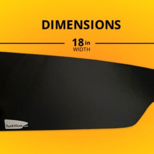 TuckVisor Limo Tint Sun Visor Sunshade Extender for Car Window Windshield Sun Shade Anti-Glare Car Sun Visor Protects from Sun Glare, Snow Blindness, UV Rays, Universal for Cars, SUVs, Trucks 1 Pack