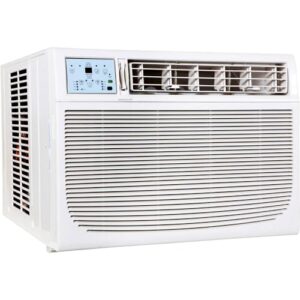 Keystone 25,000 BTU Window Air Conditioner and Dehumidifier, 230V, Window AC Units for Apartment, Living Room, Garage and Large Rooms up to 1500 Sq.Ft., Window Unit Air Conditioner with Remote Control