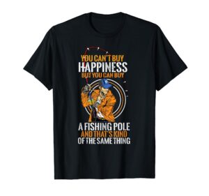 funny bass fisherman fishing for bass bass whisperer gift t-shirt