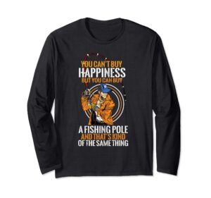 funny bass fisherman fishing for bass bass whisperer gift long sleeve t-shirt