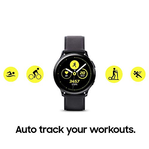 SAMSUNG Galaxy Watch Active 2 (40mm, GPS, Bluetooth, Unlocked LTE) Smart Watch with Advanced Health monitoring, Fitness Tracking , and Long lasting Battery, Silver - (US Version)