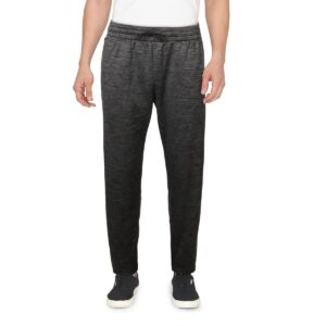 under armour men's armour fleece twist pants , black (001)/black , medium