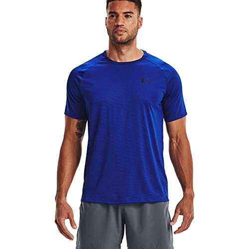 Under Armour Men's Tech 2.0 Novelty Short-Sleeve T-Shirt , Royal (400)/Black , Medium